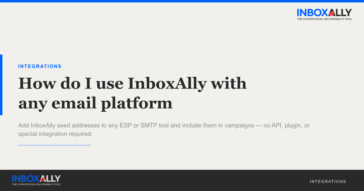 How do I use InboxAlly with any email platform? | InboxAlly Knowledge Base