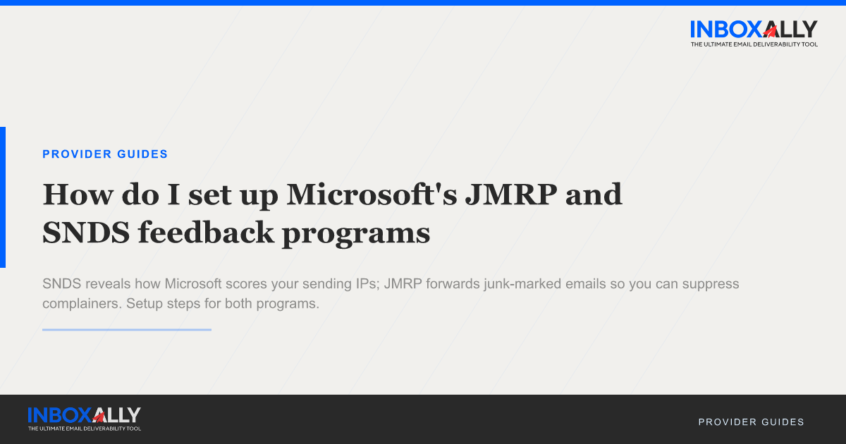 How do I set up Microsoft's JMRP and SNDS feedback programs ...