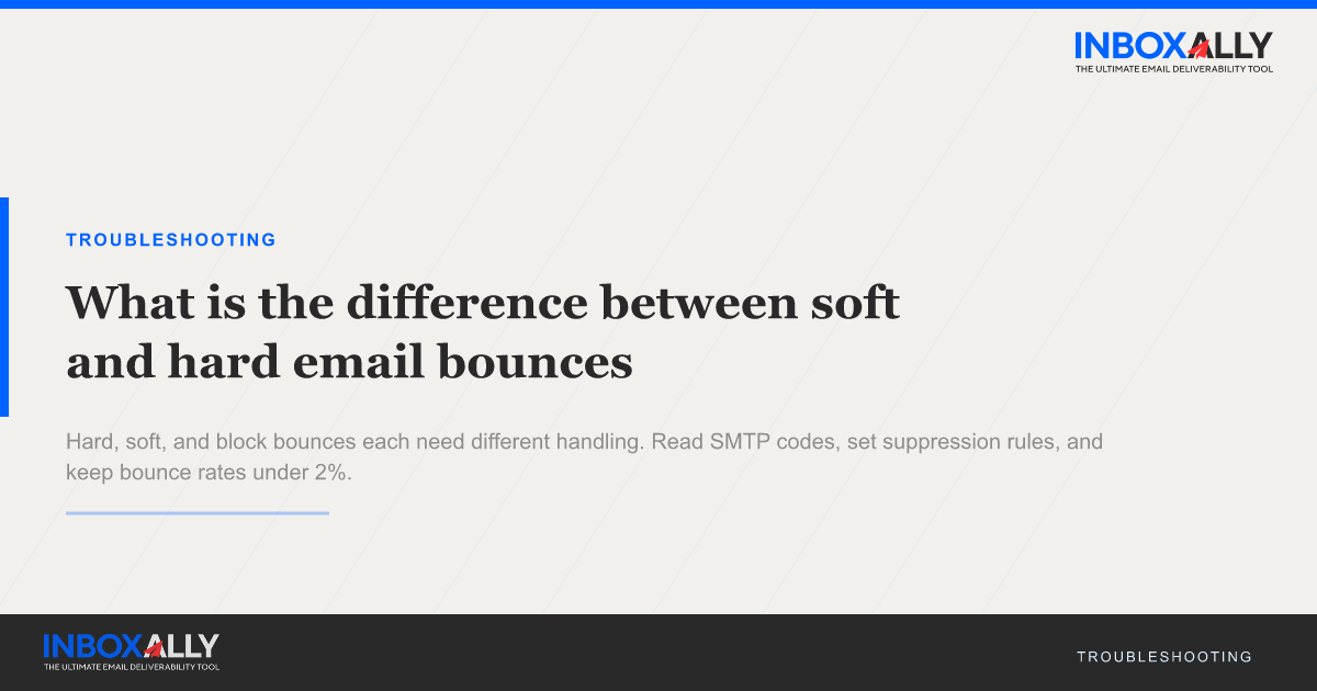 What is the difference between soft and hard email bounces? | InboxAlly ...